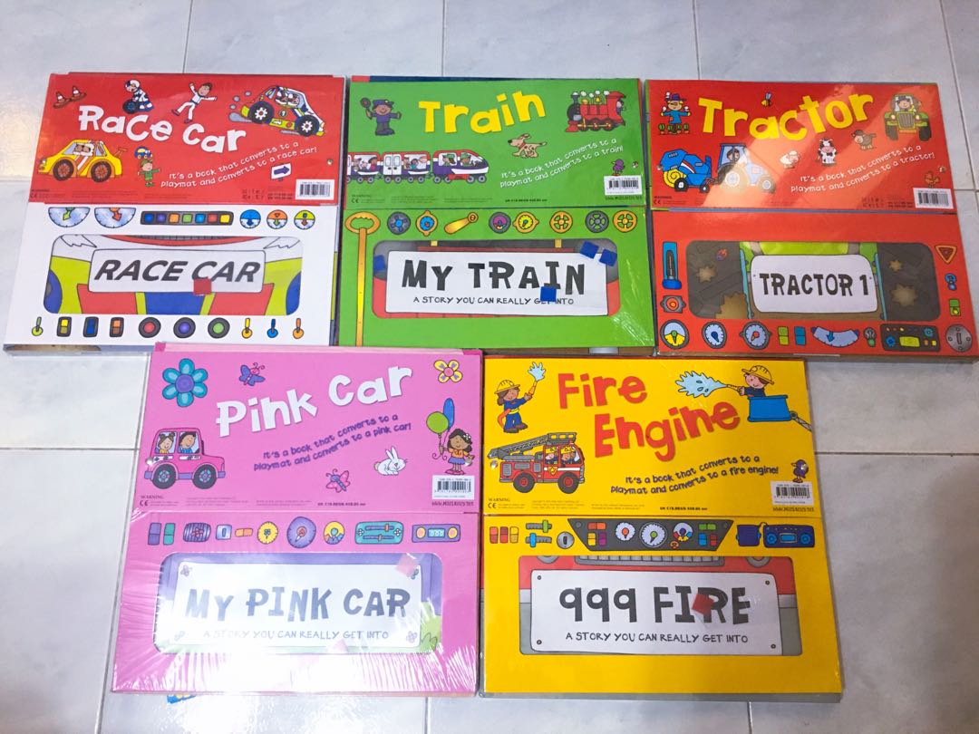 NEW~ Convertible Book, 3D Car, 興趣及遊戲, 書本 & 文具, 兒童書籍 - Carousell