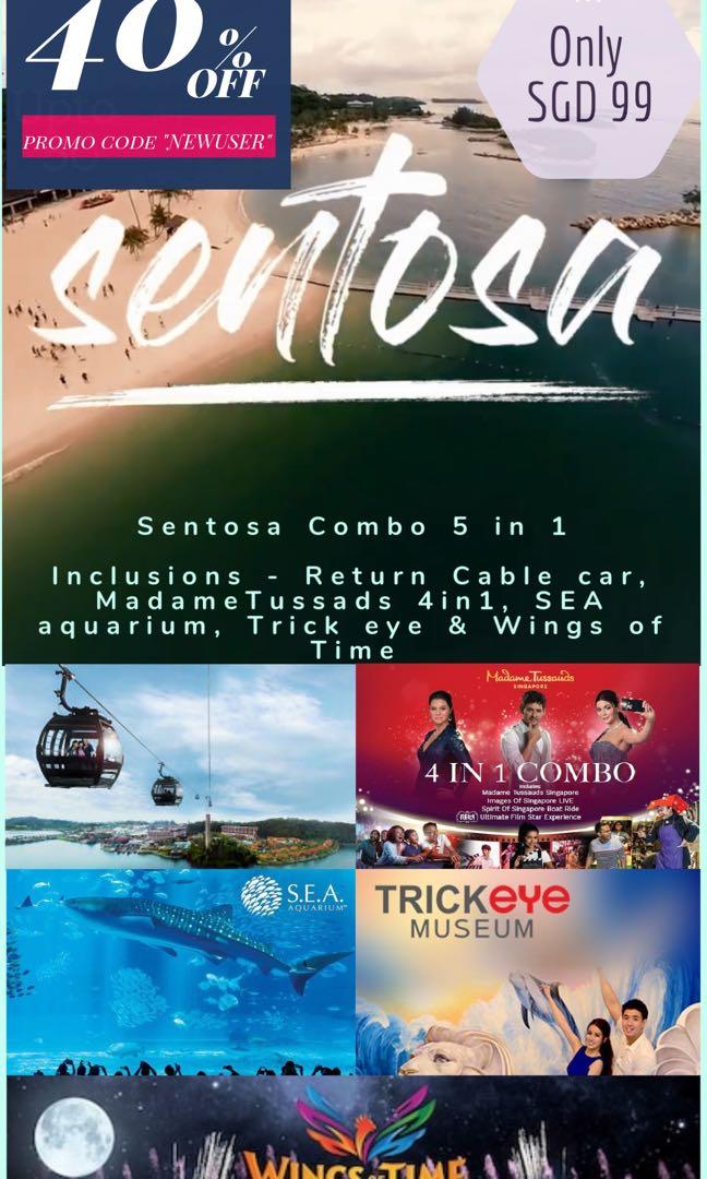 One day Sentosa Pass, Tickets & Vouchers, Local Attractions & Transport ...