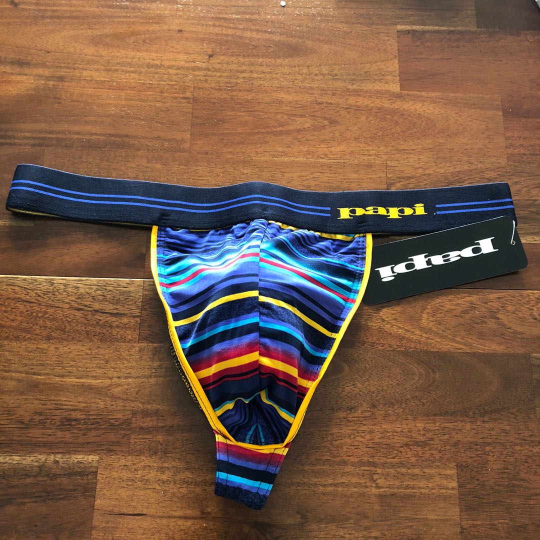 Papi World Tribes Thong, Men's Fashion, Bottoms, New Underwear on Carousell