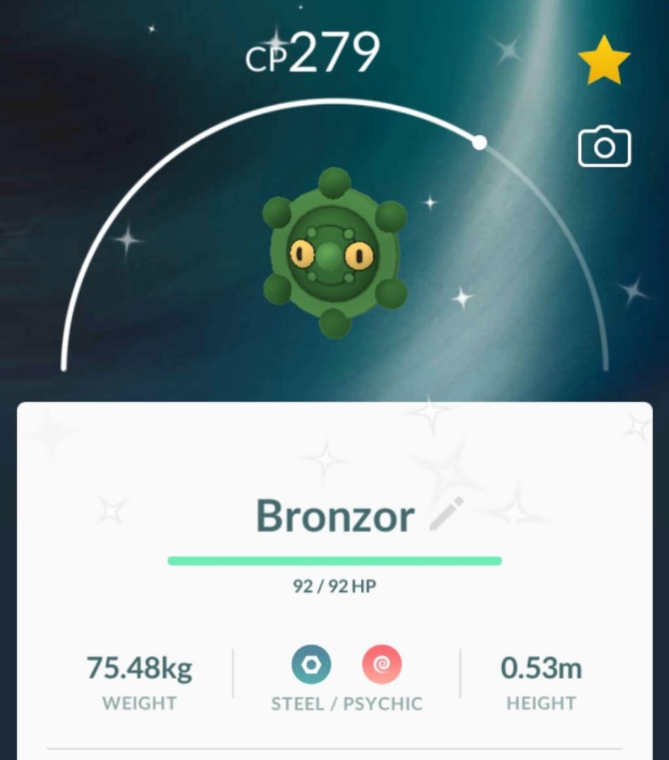 shiny bronzpr