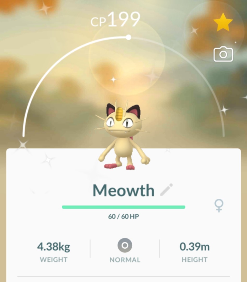 Shiny Meowth Pokemon go, Video Gaming, Gaming Accessories, Game Gift ...
