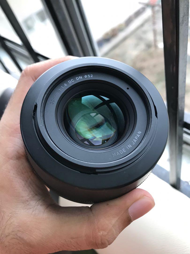 Sigma 30mm f/1.4 DC DN, Photography, Lens & Kits on Carousell