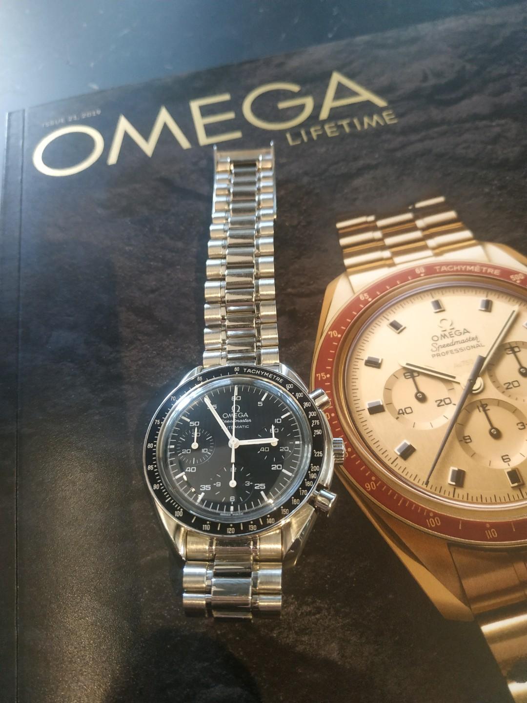 (sold)Speedmaster noon watch reduced omega, Luxury, Watches on Carousell