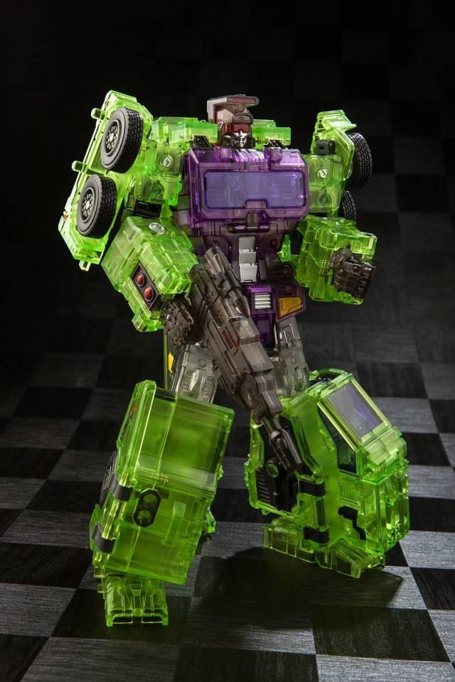 Toyworld TW-C07C Clear Constructor Devastator Transformer Combiner Wars ...
