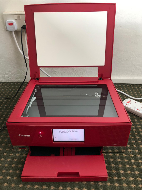 Used Canon Inkjet Printer Pixma TS8270 Red Color, Computers & Tech ...