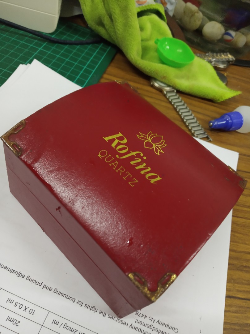Vintage Rofina watch box, Men's Fashion, Watches & Accessories, Watches ...