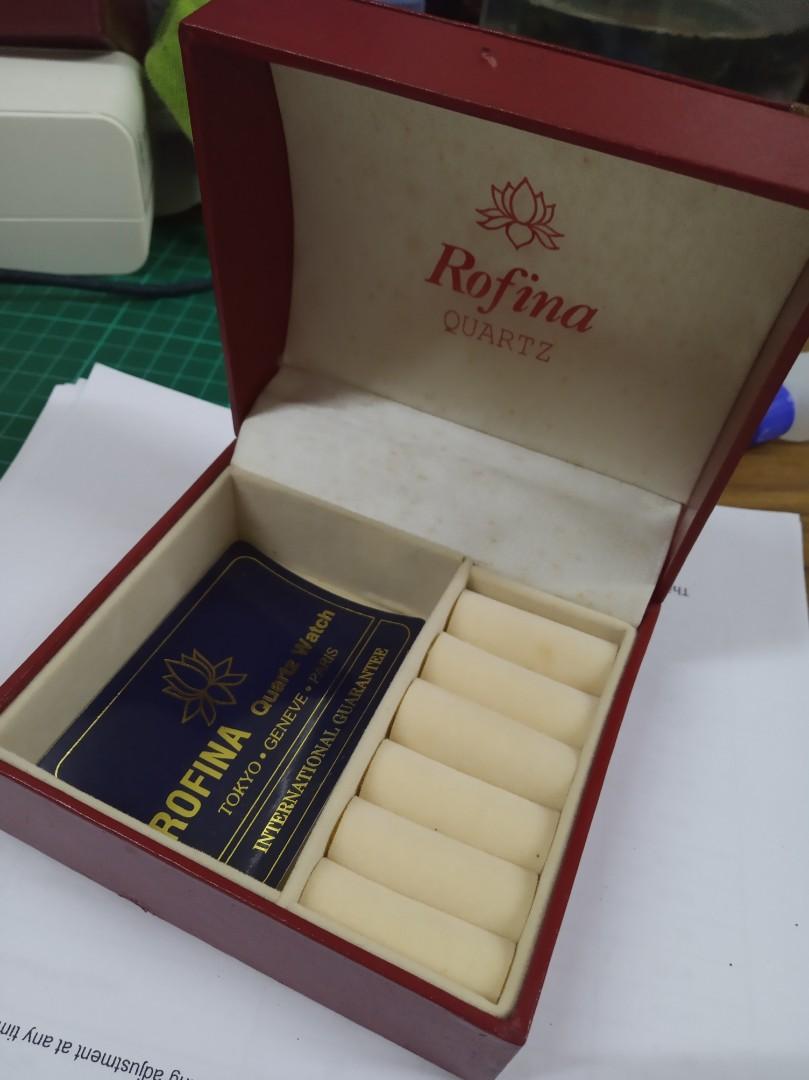 Vintage Rofina watch box, Men's Fashion, Watches & Accessories, Watches ...