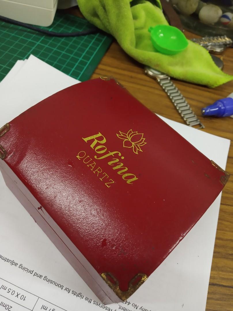 Vintage Rofina watch box, Men's Fashion, Watches & Accessories, Watches ...