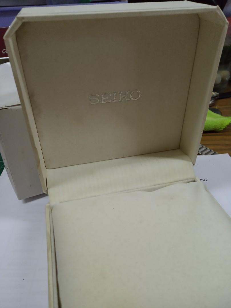 Vintage Seiko watch box, Men's Fashion, Watches & Accessories, Watches ...