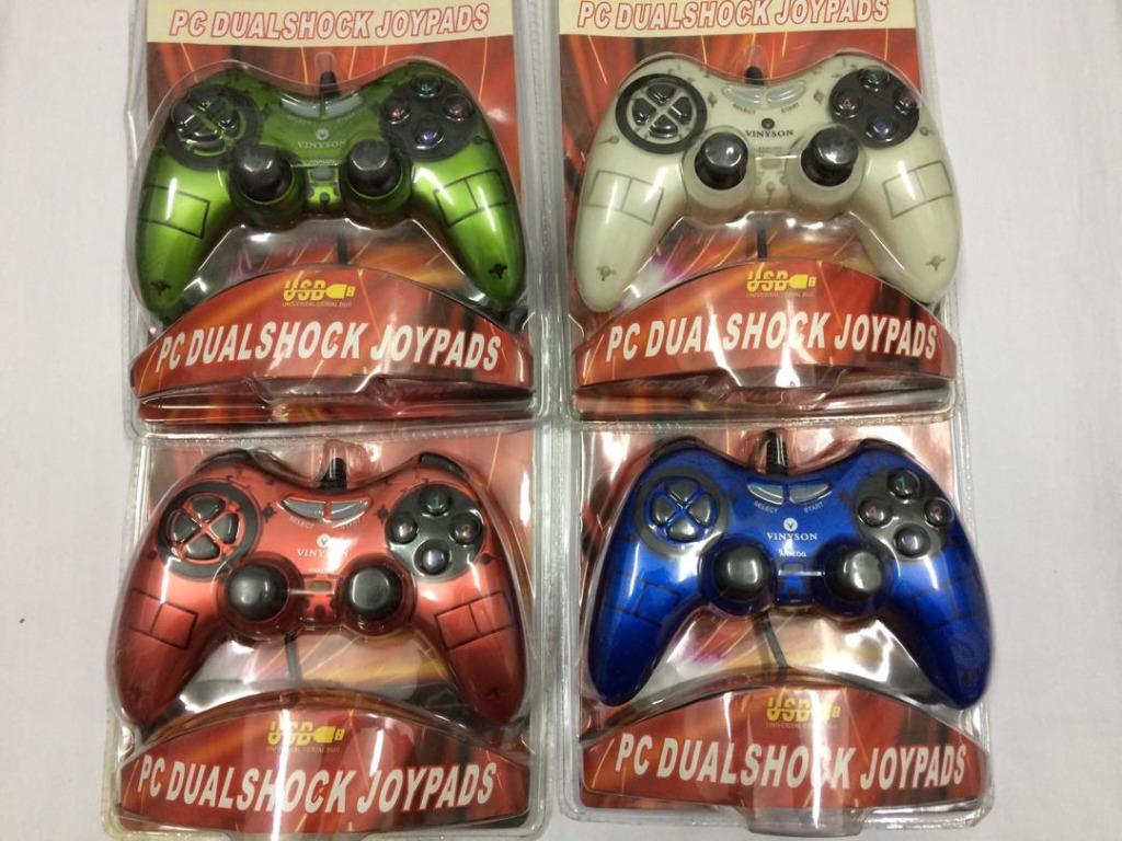Vinyson PC Dual Shock Joypad U-900 Old Stock Clearance, Video Gaming, Gaming Accessories ...