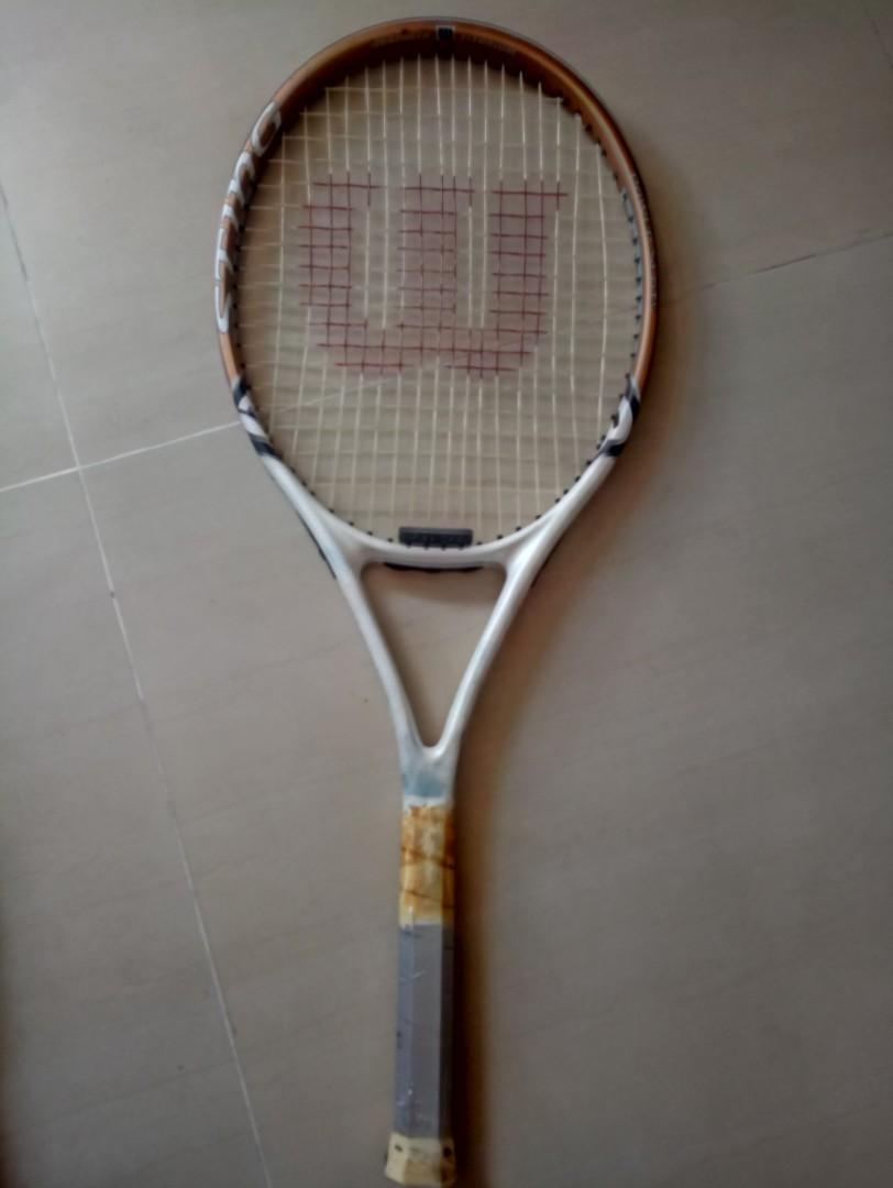 WILSON K FACTOR K ONE FX TENNIS RACKET and wilson sting and prince ...
