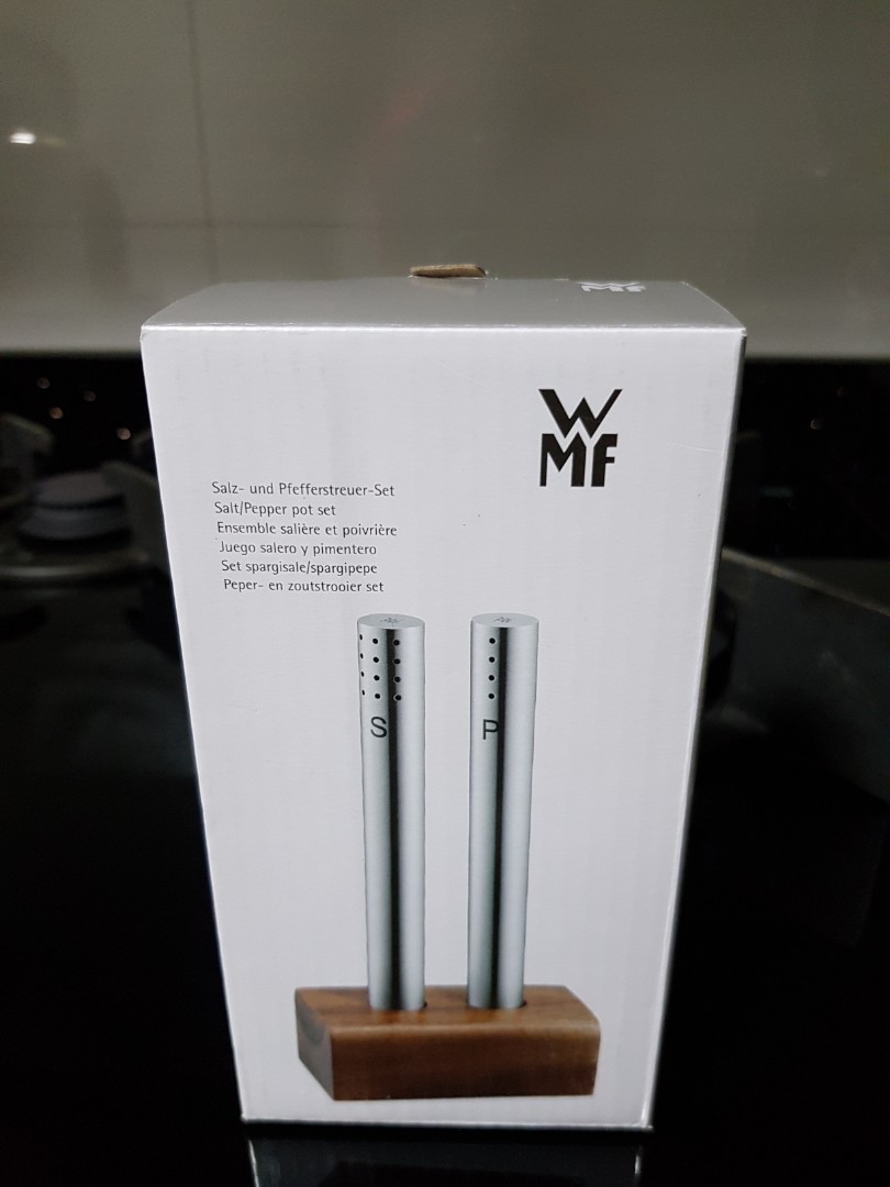 WMF salt and pepper pot set, Furniture & Home Living, Kitchenware ...