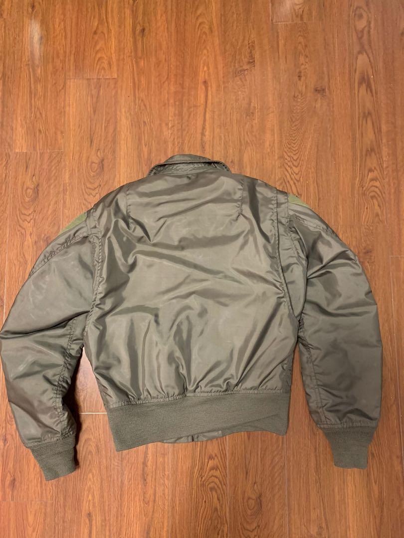 原版 77年 cwu 36/p flight jacket 風琴 軍褸 飛機褸 vinatge 古著, 男裝, 外套及戶外衣服 - Carousell