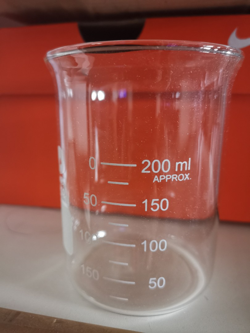 Bomex 200 ml laboratory glass beaker (10 pieces), Furniture & Home ...