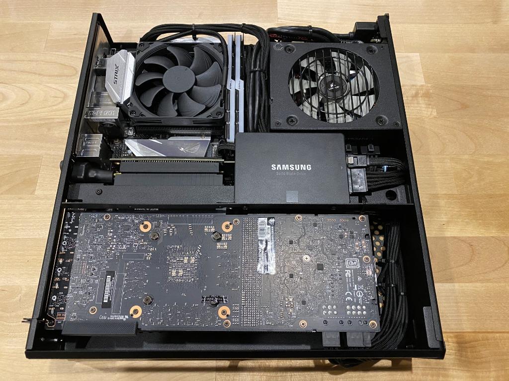 console-sized gaming case - sentry 2.0 ; mini itx case ; sff pc case ...