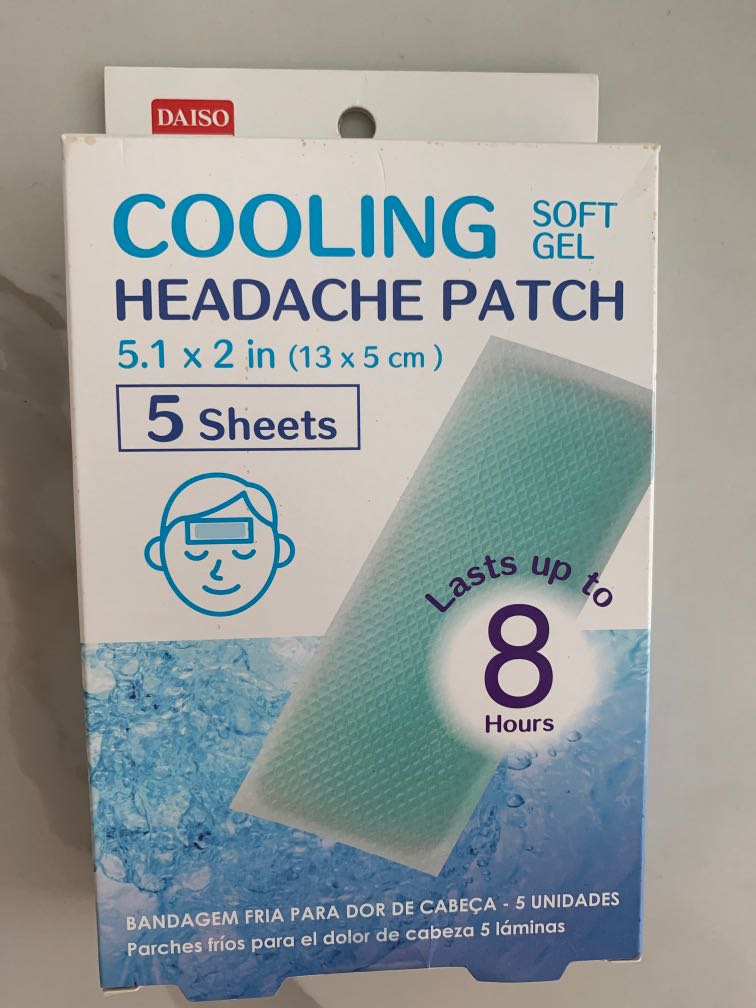 Cooling Soft Gel Headache Patch, Everything Else on Carousell