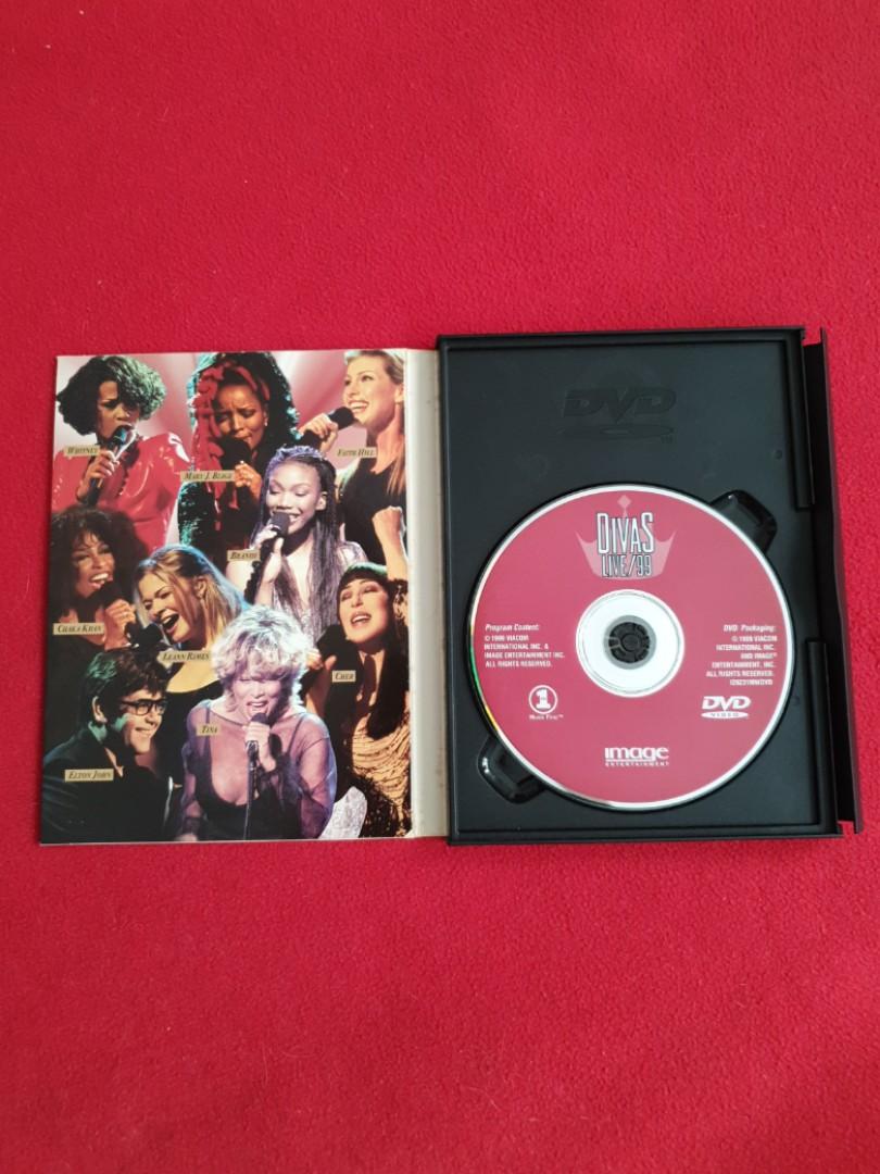 VH1 Divas Live 1999 DVD WHITNEY CHER TINA BRANDY, Hobbies & Toys, Music ...