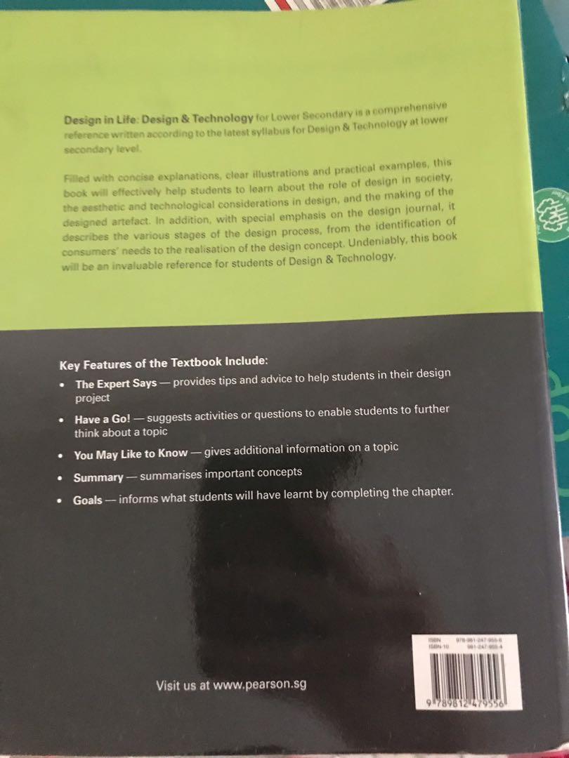 D&T Design and Technology Design in Life Lower Secondary, Hobbies ...