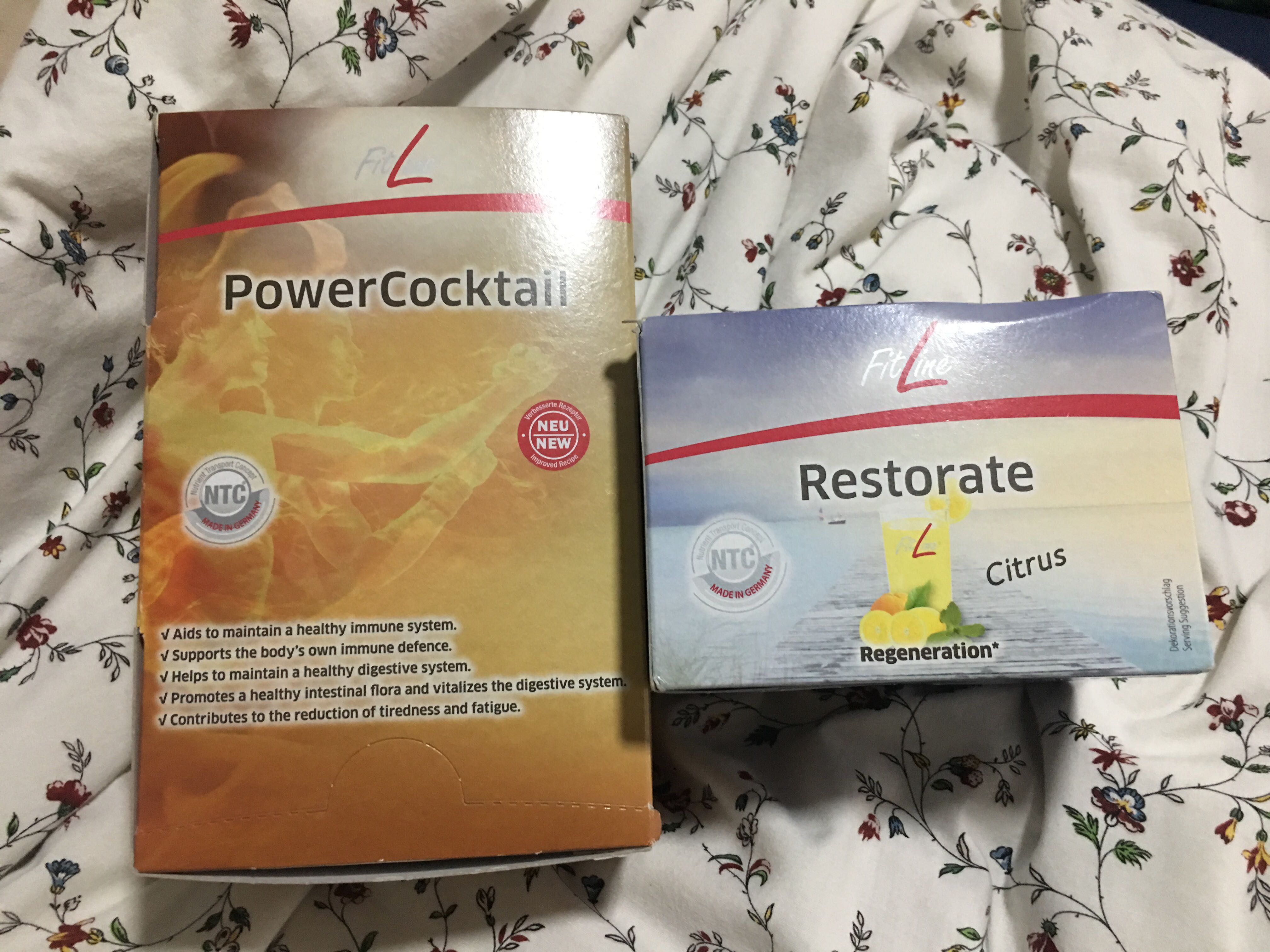 Fitline Power Cocktail and Restorate, Food & Drinks, Beverages on Carousell