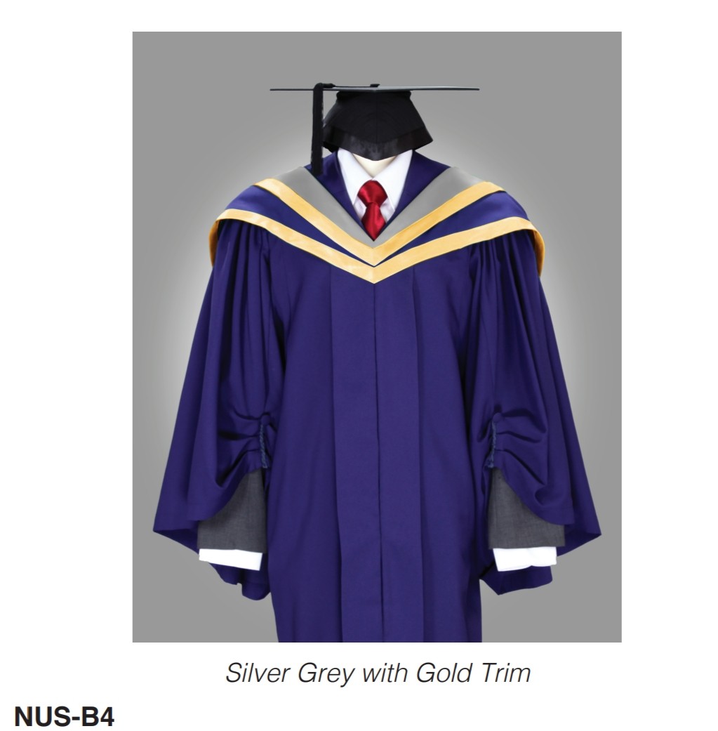 NUS Graduation Gown, Women's Fashion, New Undergarments & Loungewear on ...