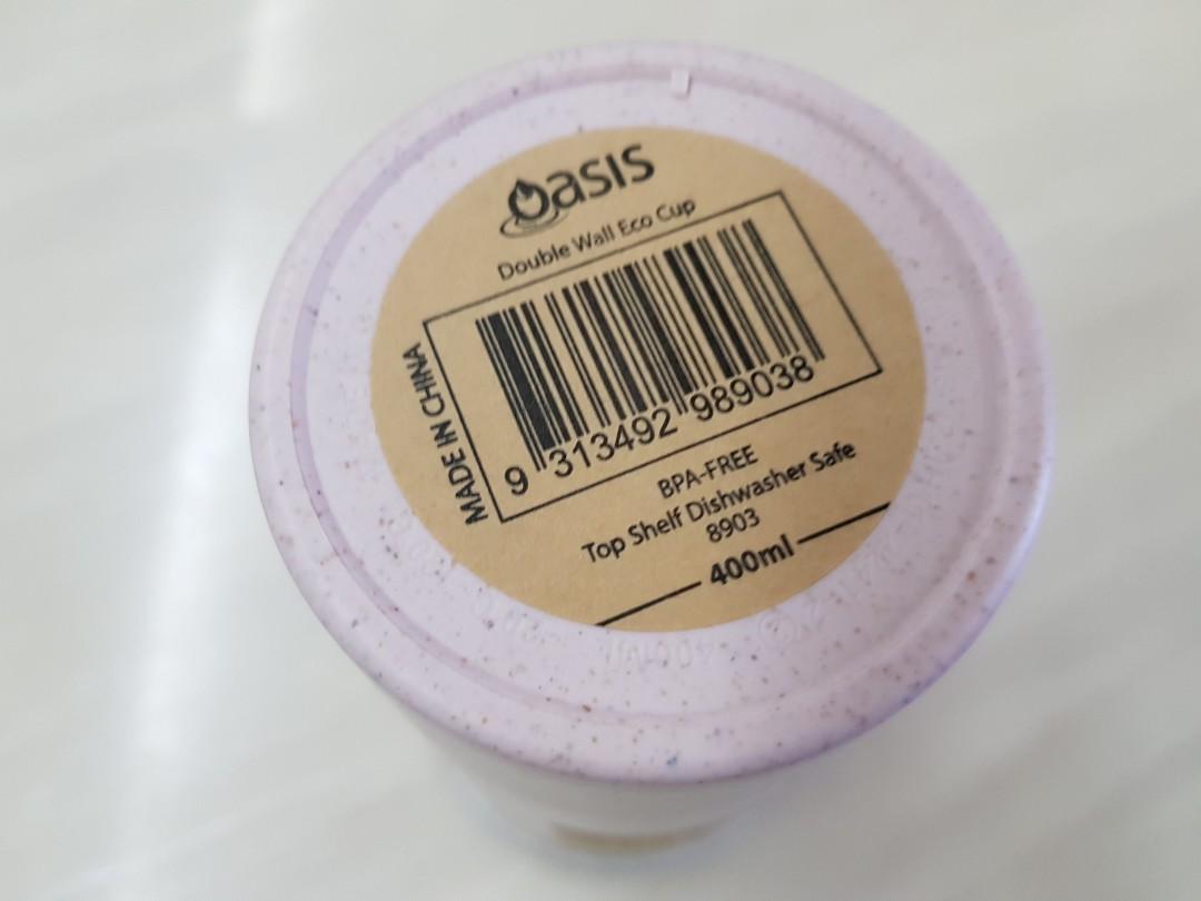 Oasis double wall eco cup 400ml, Furniture & Home Living, Kitchenware & Tableware, Water Bottles ...