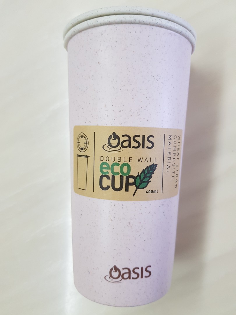 Oasis double wall eco cup 400ml, Furniture & Home Living, Kitchenware & Tableware, Water Bottles ...