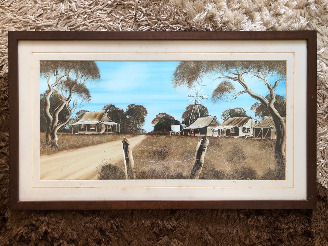 Original Australian Outback Painting, Hobbies & Toys, Stationery ...