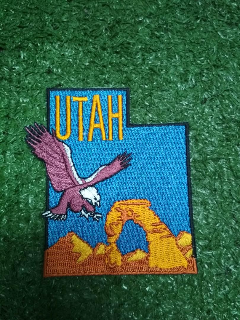 Patch Utah USA Patches Emblem Original, Desain & Kerajinan Tangan ...