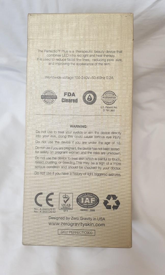 Perfectio + led infrared zero gravity GOLD PERFECTIO by ZERO GRAVITY ...