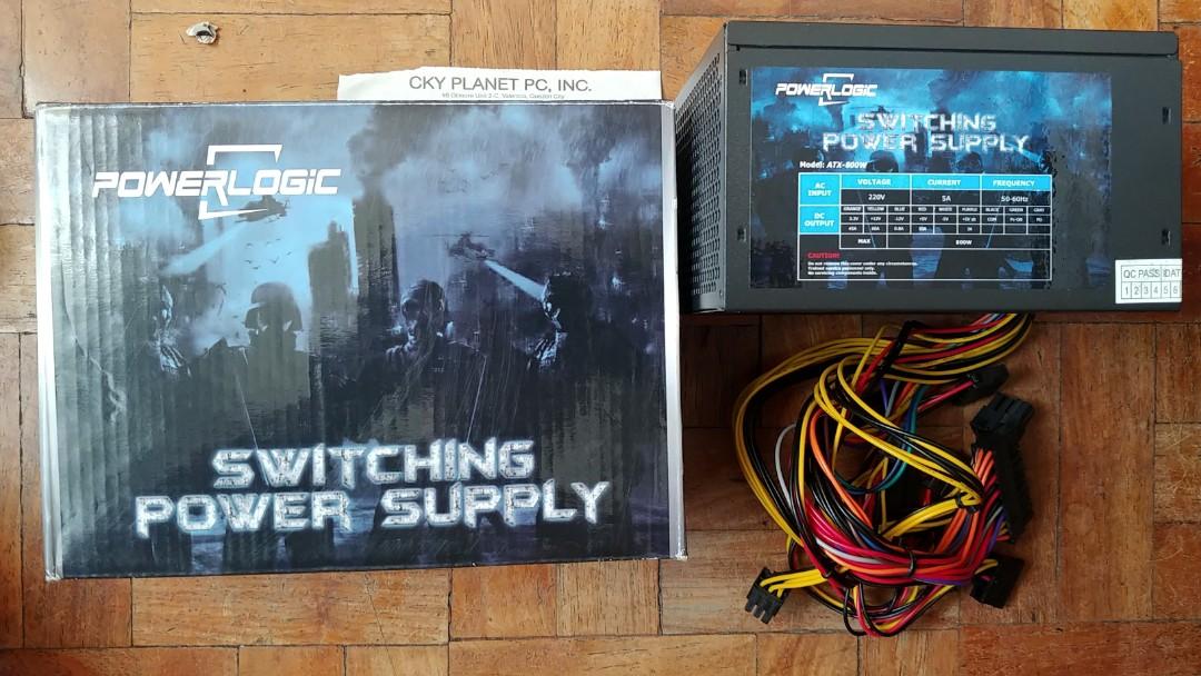 PowerLogic ATX-800w PC Power Supply 800watts capacity, Mobile Phones ...