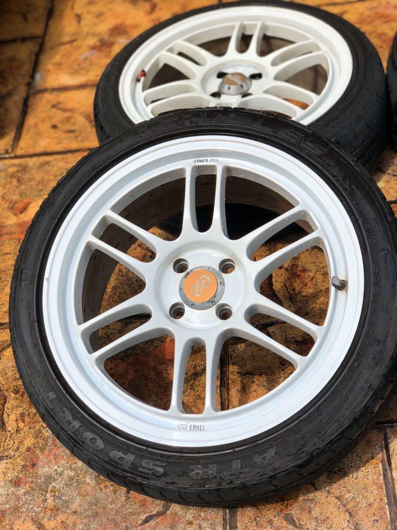 Rim Enkei RPF1 17 pcd100, Auto Accessories on Carousell