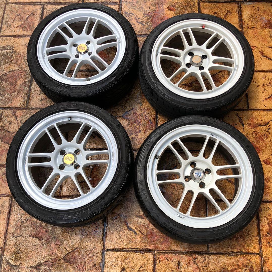 Rim Enkei RPF1 17 pcd100, Auto Accessories on Carousell