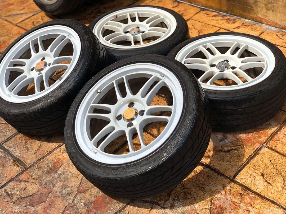 Rim Enkei RPF1 17 pcd100, Auto Accessories on Carousell