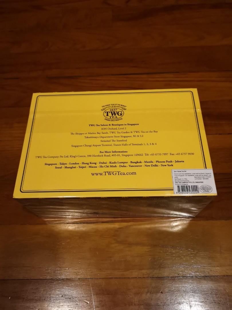 Sealed BNIB TWG tea Chic Yellow Tea Set, Furniture & Home Living ...
