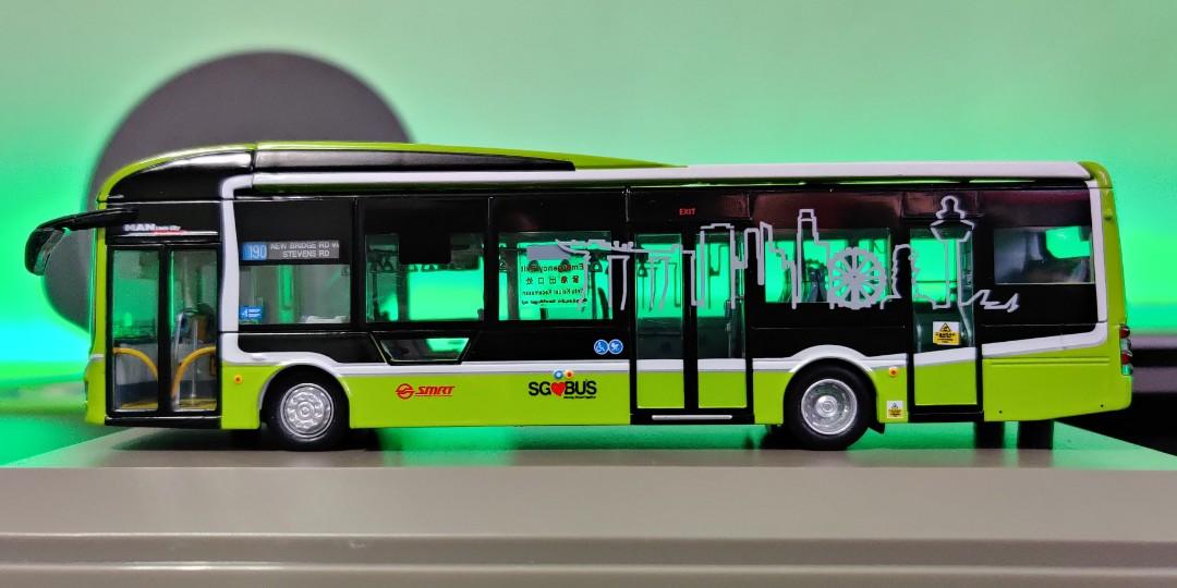 SGBUS MAN Lion's City SD A22 Lush Green 3-door Concept Bus Model ...
