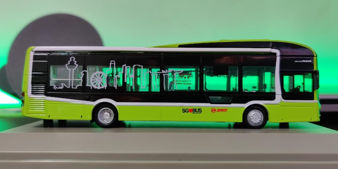 SGBUS MAN Lion's City SD A22 Lush Green 3-door Concept Bus Model ...