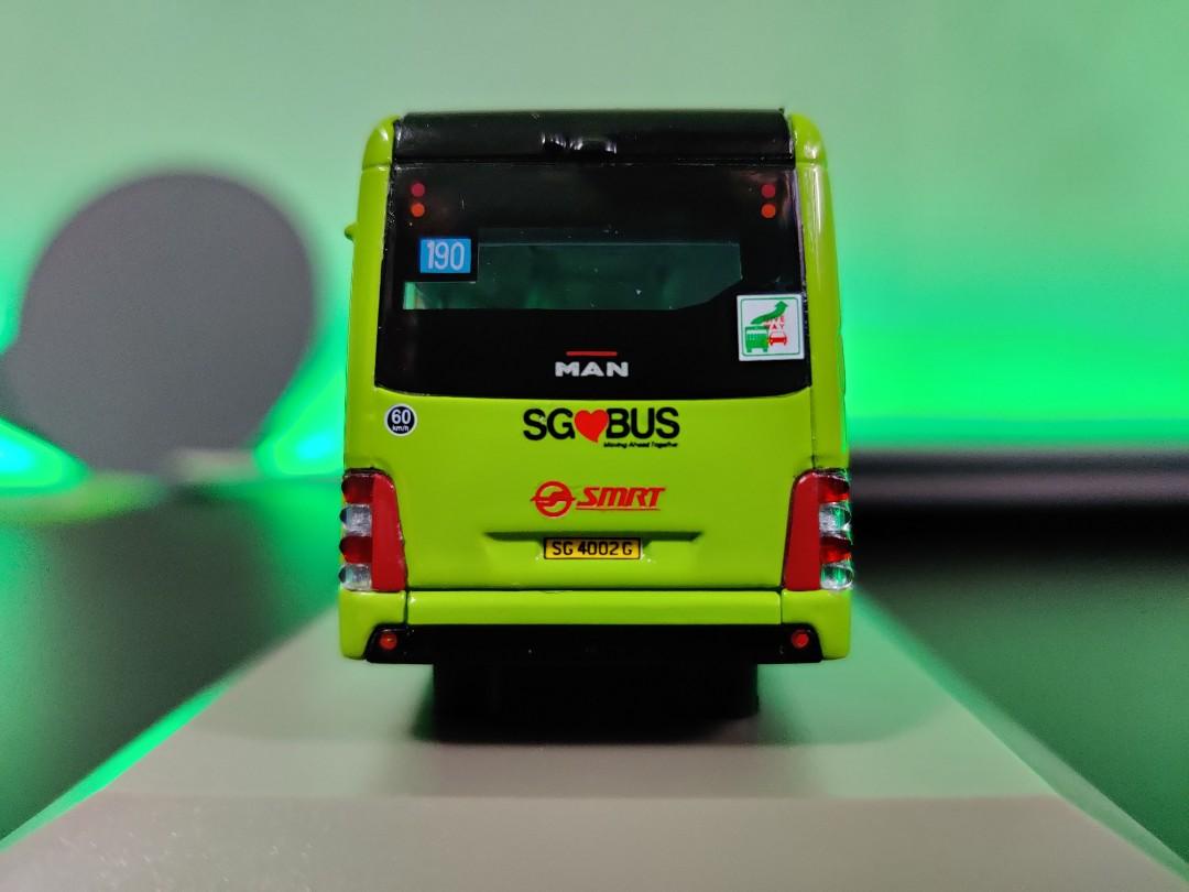 SGBUS MAN Lion's City SD A22 Lush Green 3-door Concept Bus Model ...