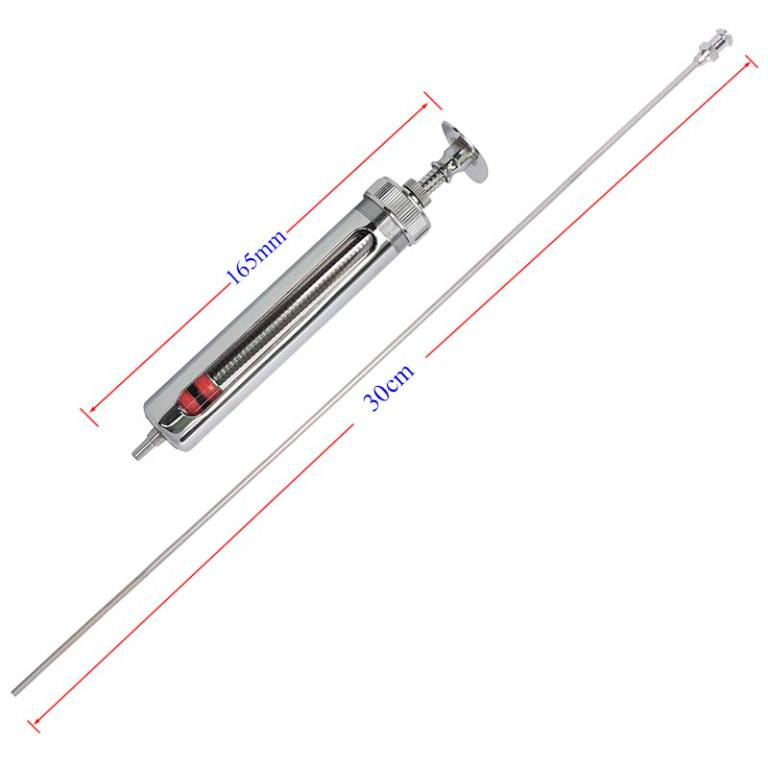 Stainless Steel Syringe Needle Fertilizer Injector Aquarium Coral Plant Feeder Dispenser, Pet ...
