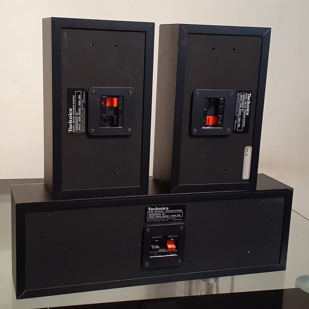 Technics SB-C22 160W Speakers System for Main/Surround and Center ...