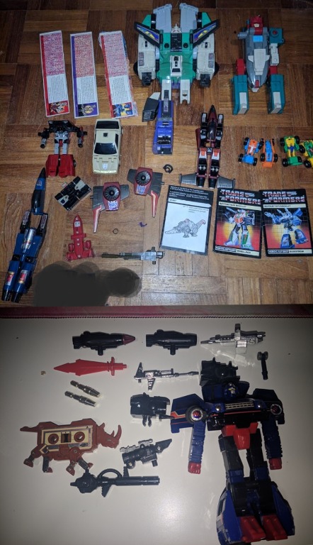 Transformers G1 Sixshot Quickswitch Micromaster Seeker Conehead Dirge ...