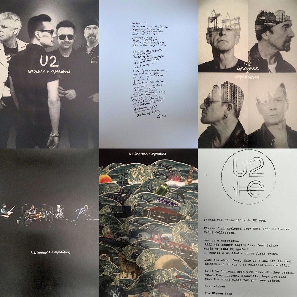 U2 limited edition Prints, Hobbies & Toys, Music & Media, Vinyls on ...