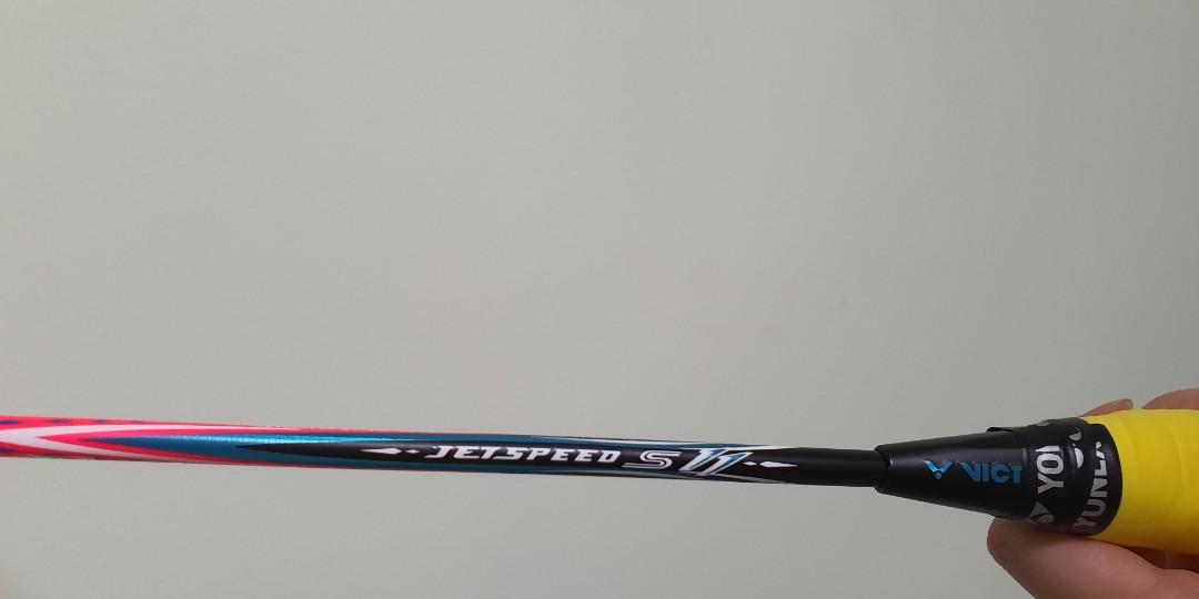 Victor jetspeed S11 badminton racket, Sports Equipment, Sports & Games ...