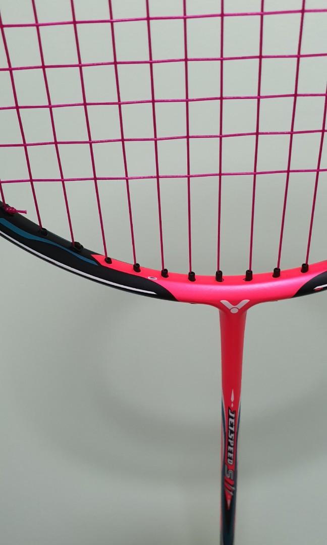 Victor jetspeed S11 badminton racket, Sports Equipment, Sports & Games ...