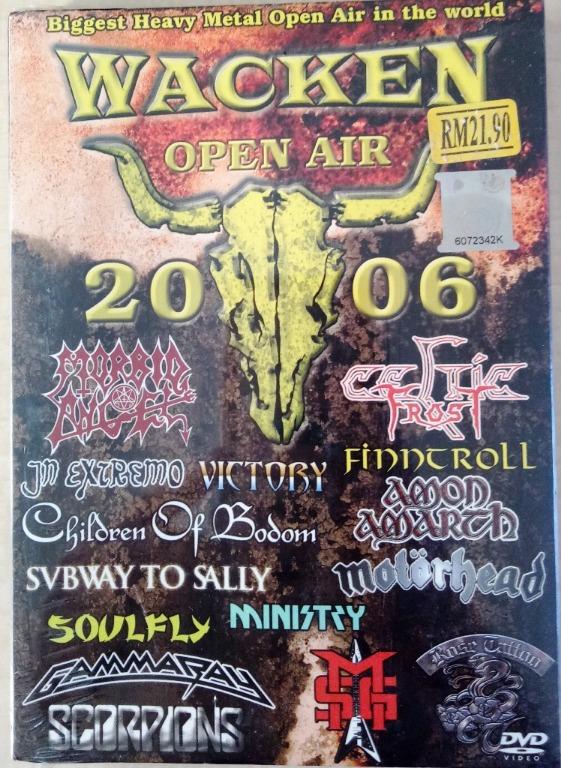 Wacken Open Air 2006 Live In Concert DVD Soulfly / Motorhead ...