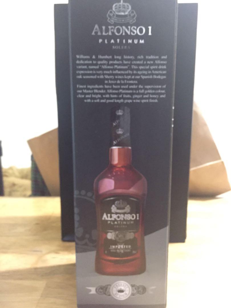 Alfonso 1 Platinum Solera 1L, Food & Drinks, Local Eats on Carousell