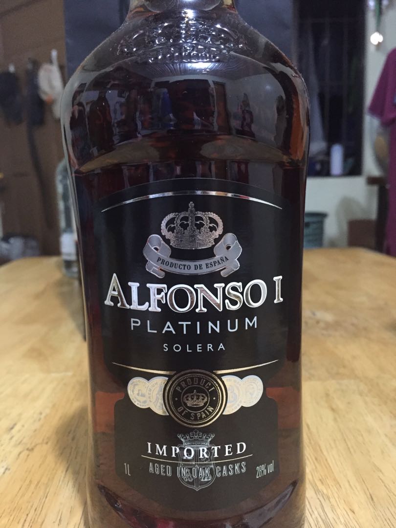 Alfonso 1 Platinum Solera 1L, Food & Drinks, Local Eats on Carousell