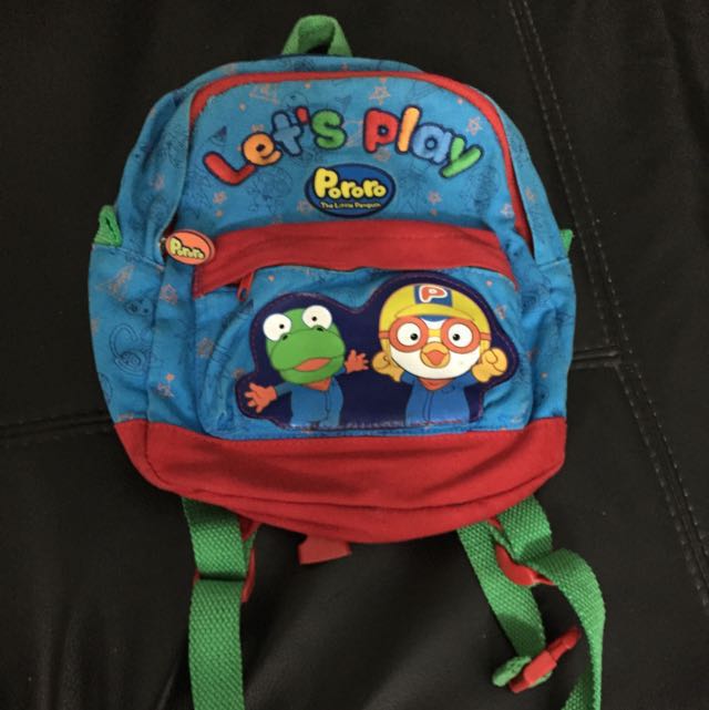 Authentic Pororo Haversack, Babies & Kids, Going Out, Diaper Bags ...