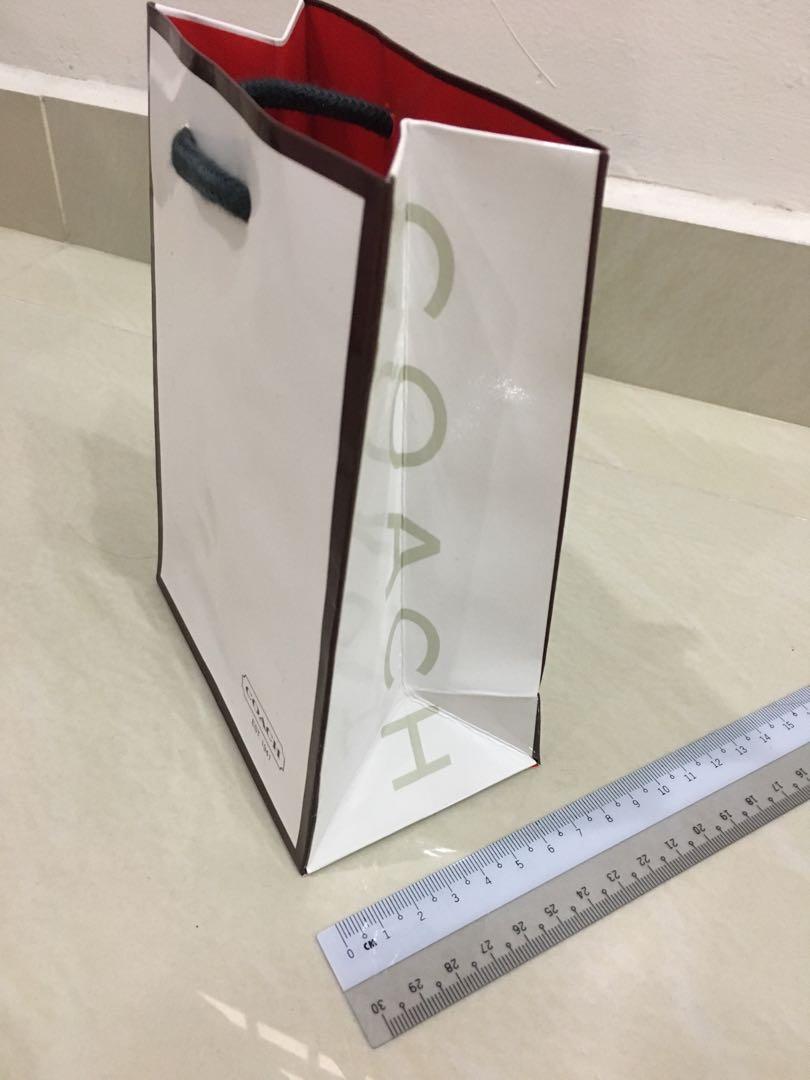 Coach Paper Bag, Luxury, Accessories on Carousell
