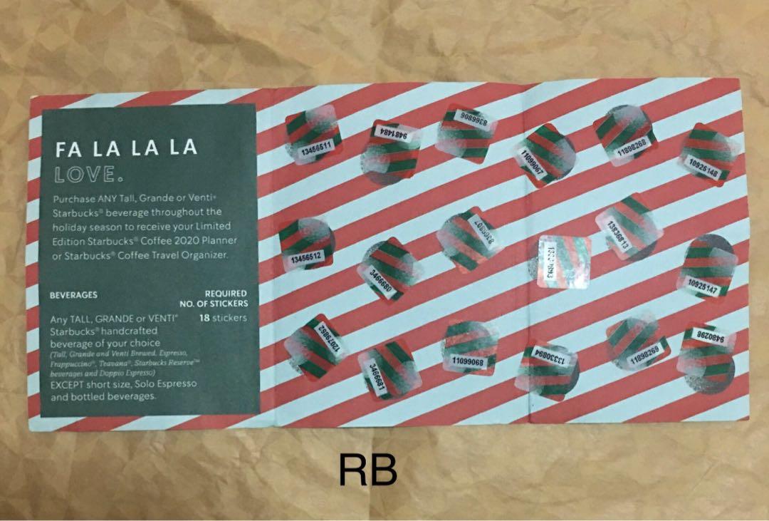 Complete Starbucks card stickers, Tickets & Vouchers, Flights ...