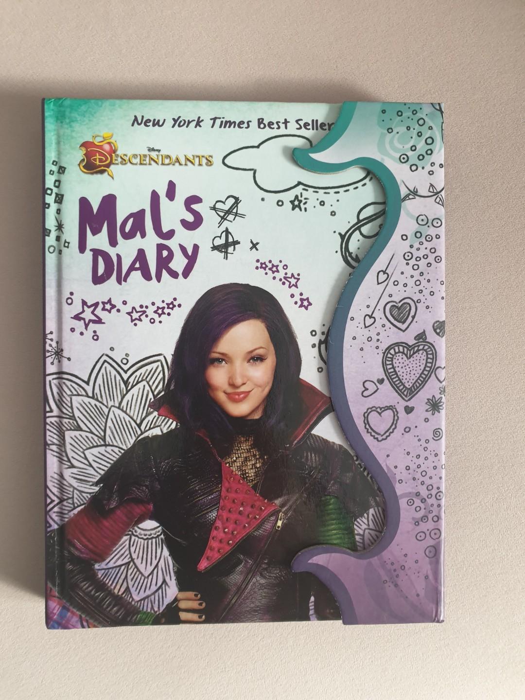 Disney descendants Mal's Diary, Hobbies & Toys, Stationery & Craft, Art ...